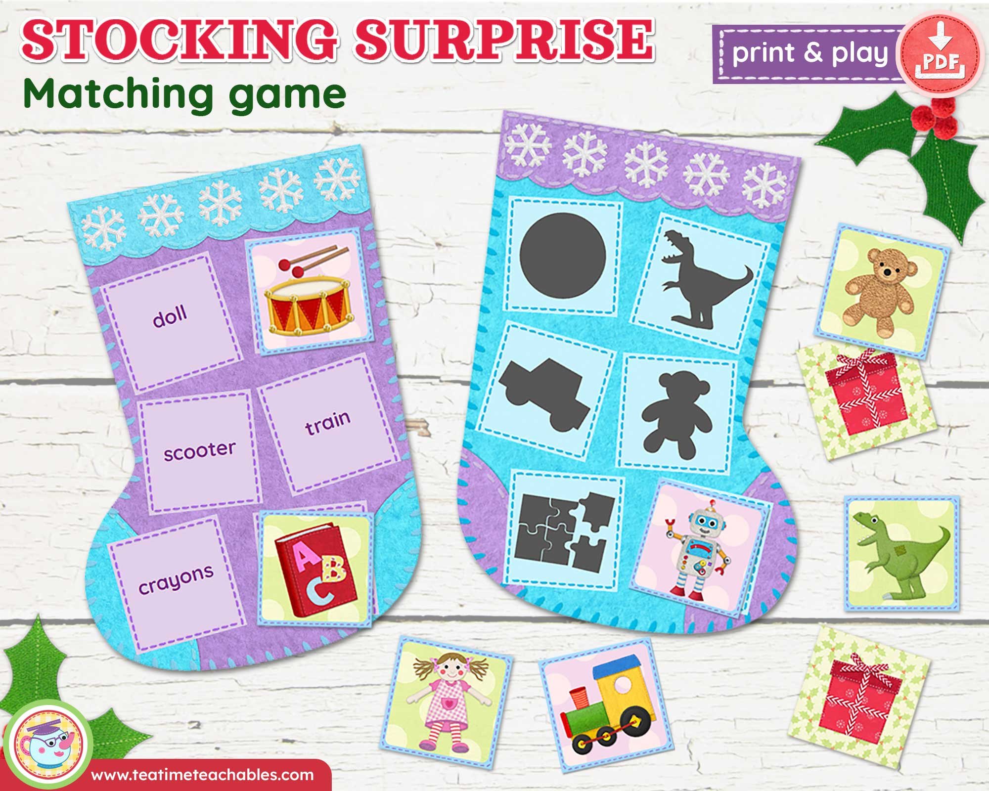 STOCKING SURPRISE - Print & Play Game - Payhip