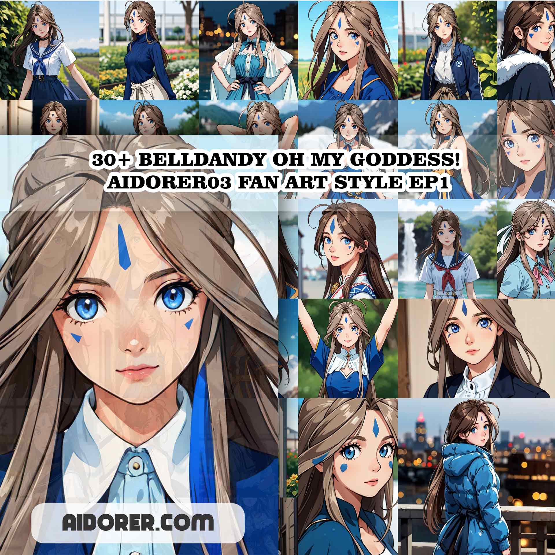 30 BELLDANDY OH MY GODDESS AIDORER03 FAN ART STYLE EP1 - Payhip