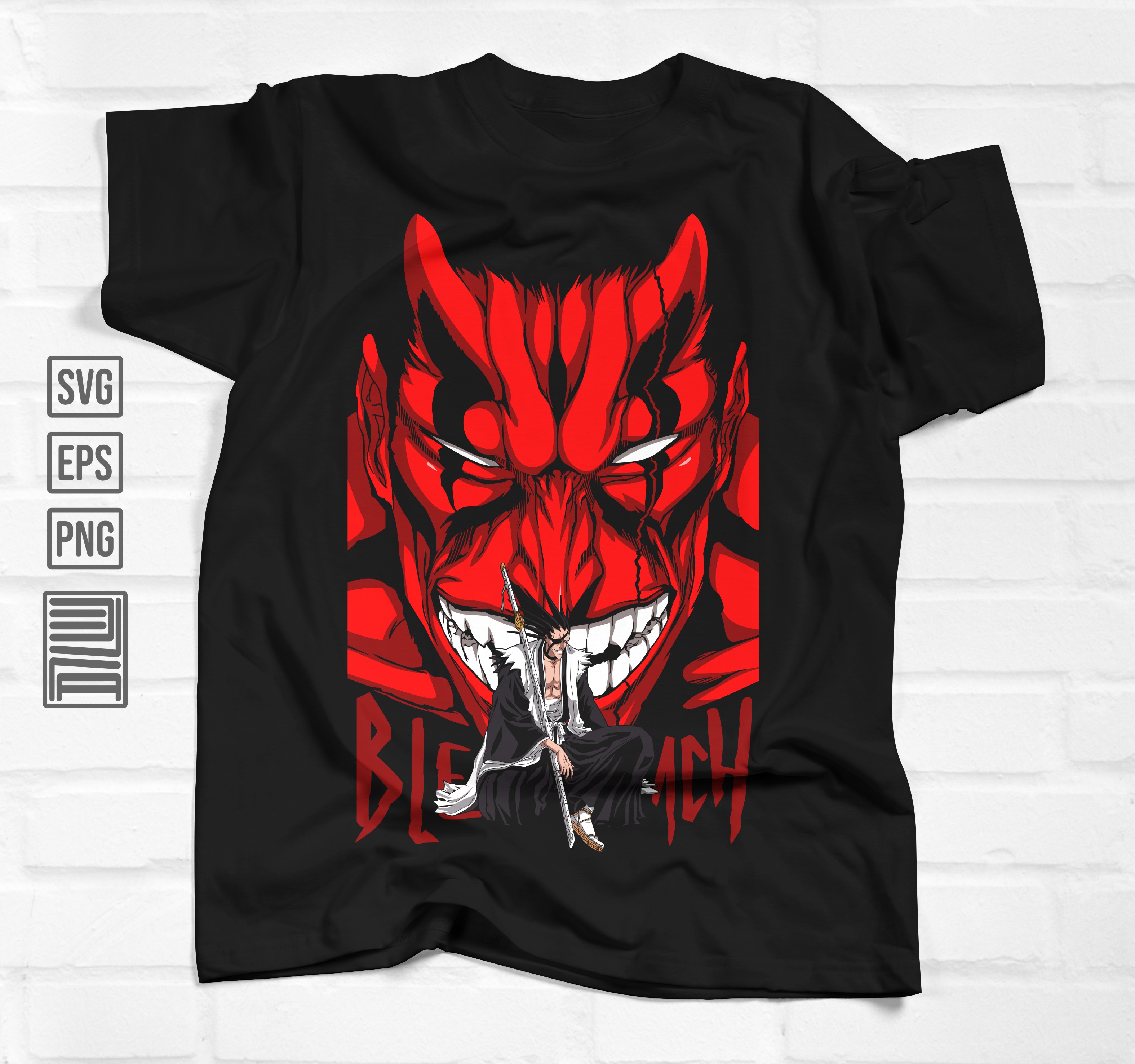 Bleach - Kenpachi Zaraki Bankai Anime Vector Files - Payhip