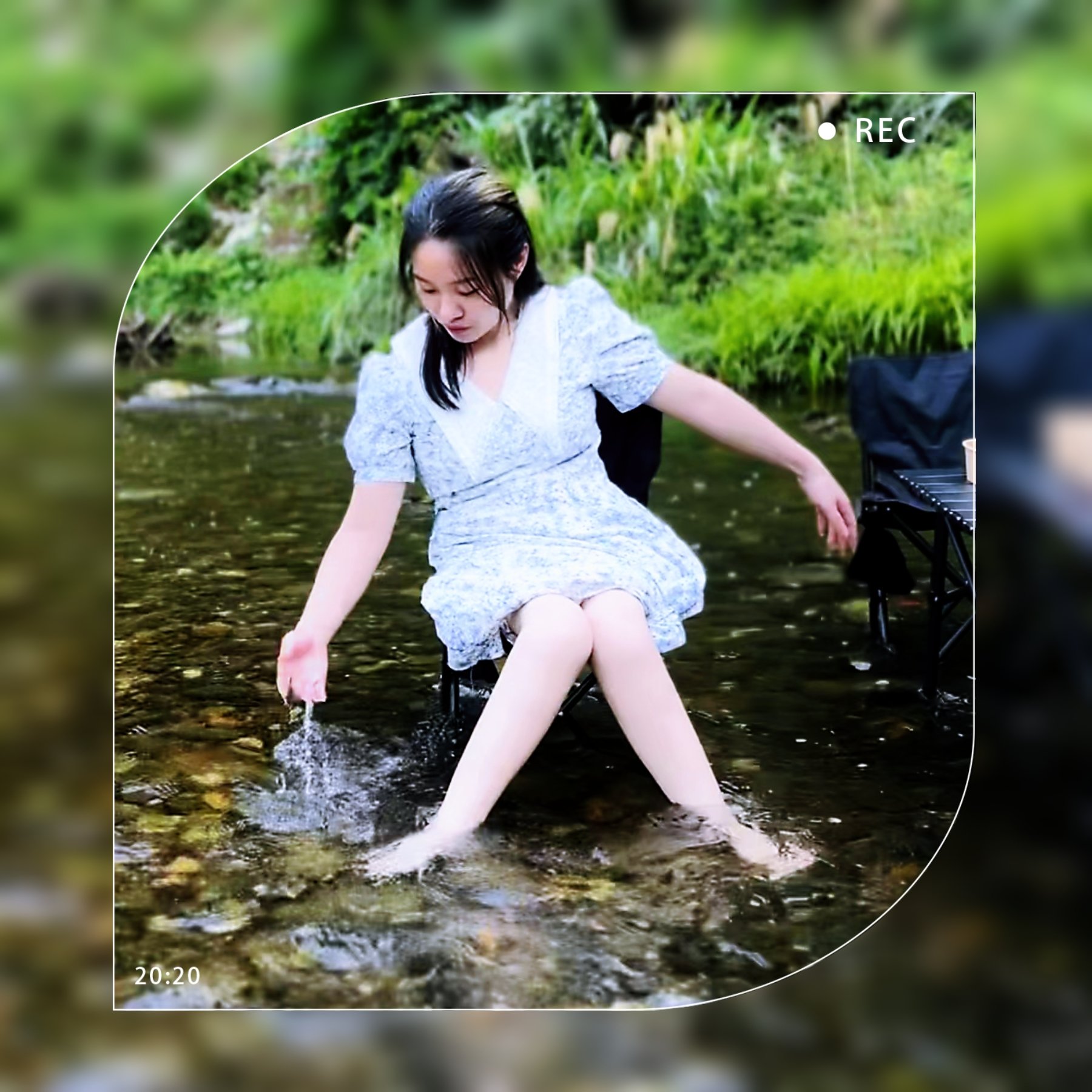 Miki:Polio girl playing by the stream - Payhip