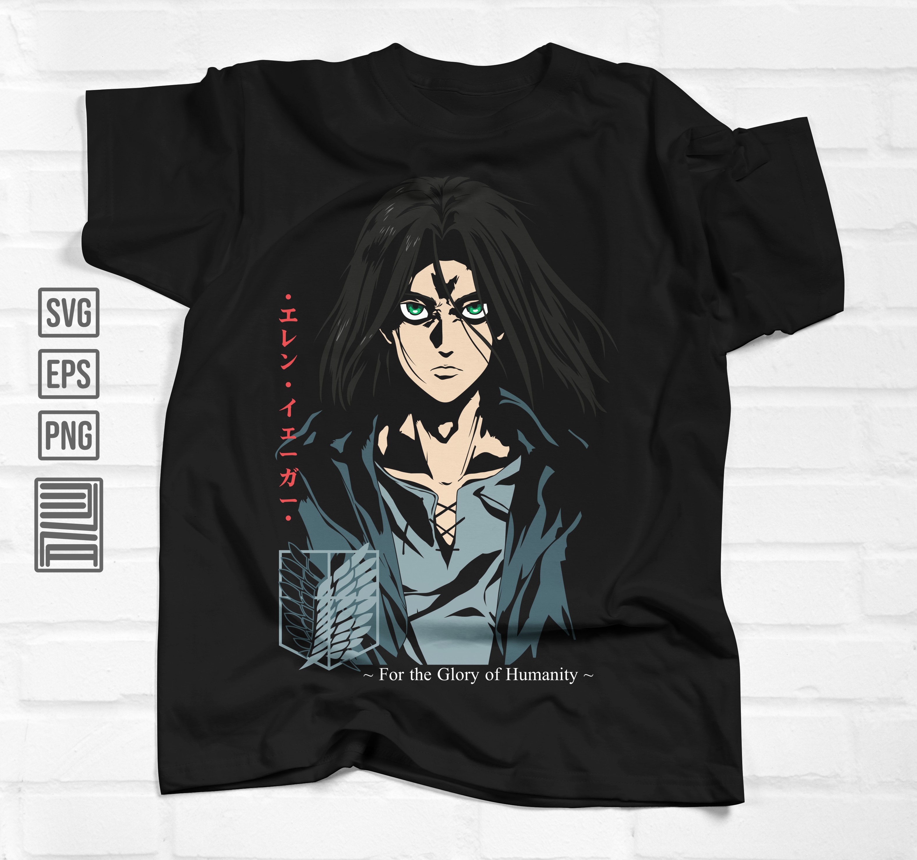 Attack of Titan - Eren Yeager New Anime Vector Files - Payhip