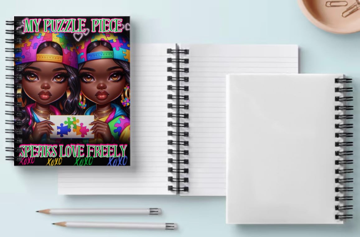 Boujee Planner Cover: My Puzzle Piece Speaks Love Freely - Payhip