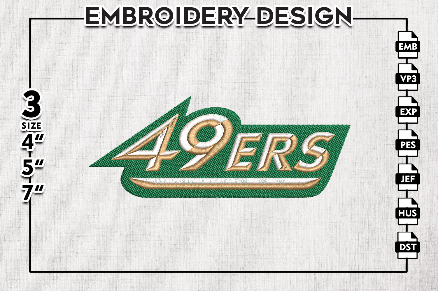Charlotte 49ers NCAA Word Logo Embroidery Files, NCAA Charlotte 49ers ...