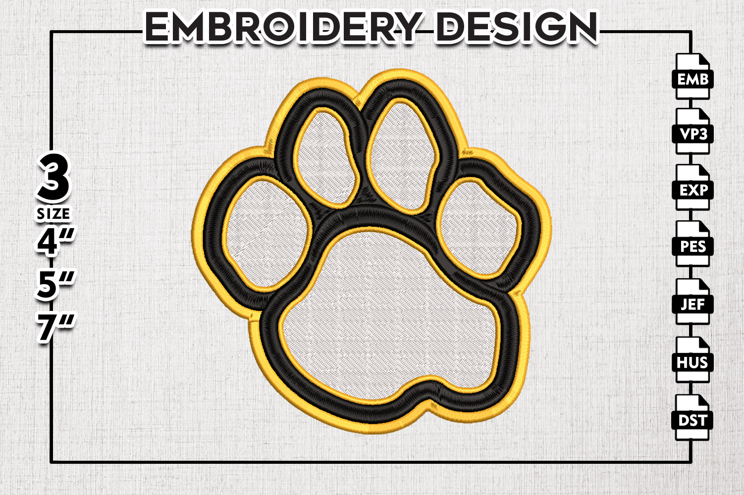 UMBC Retrievers NCAA Footprint Logo Embroidery Files, NCAA UMBC ...