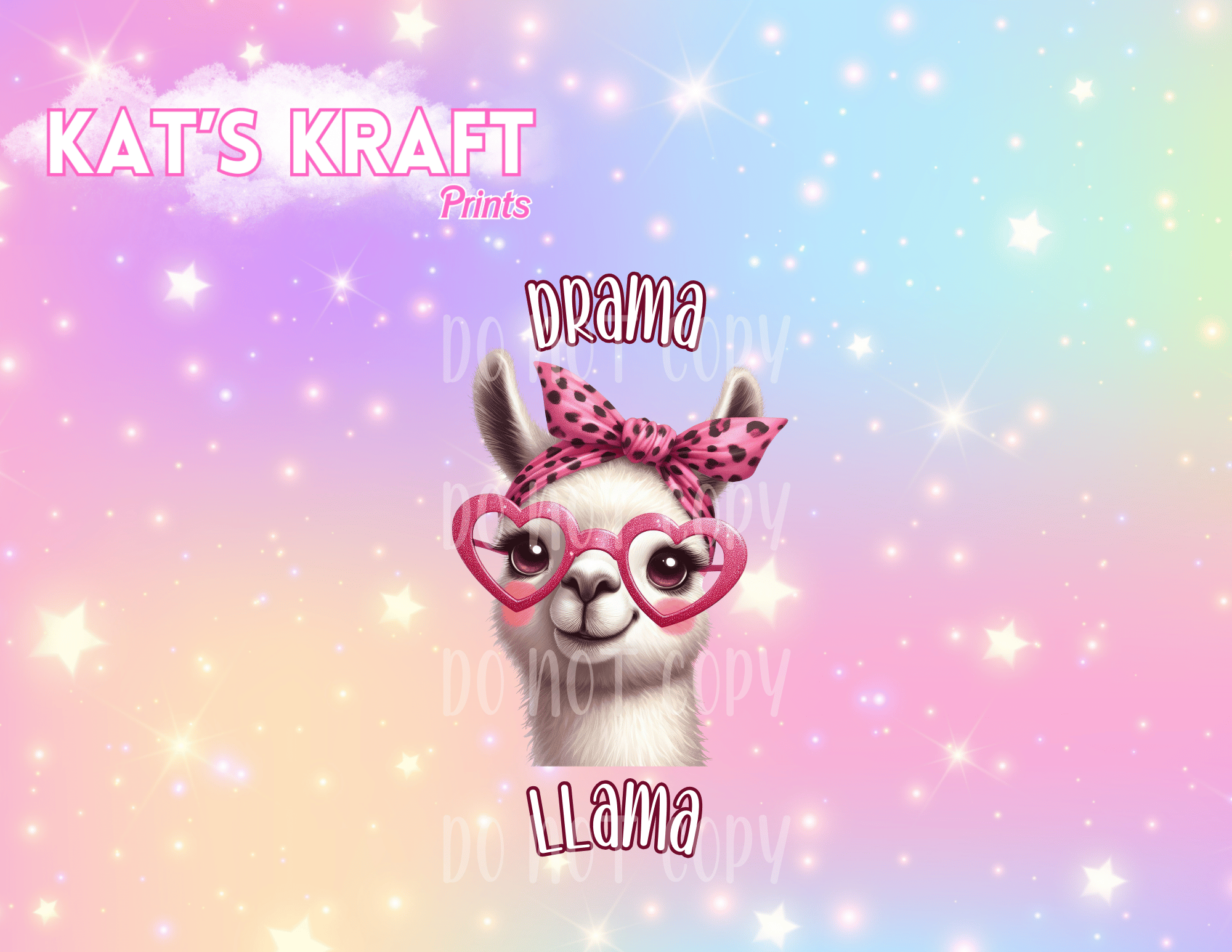 Drama Llama Decal - Payhip