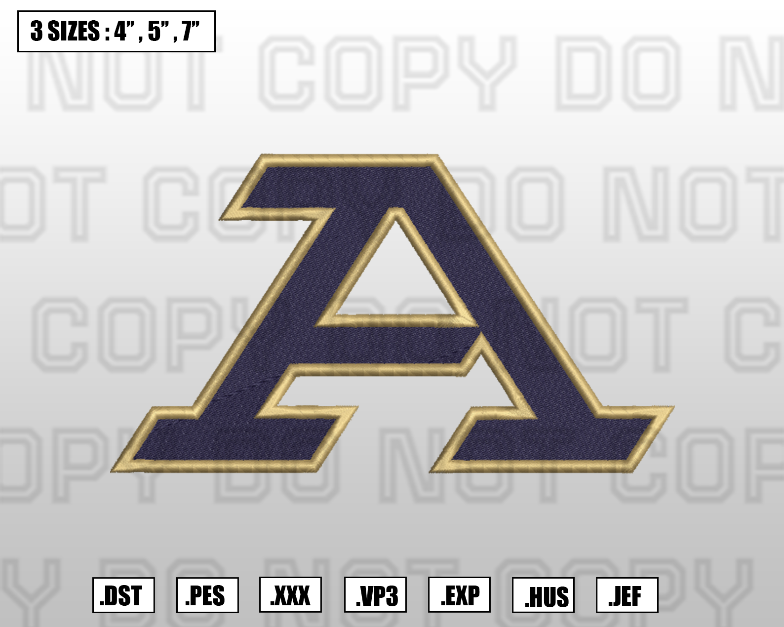 Akron Zips Logos Embroidery Designs, Machine Embroidery Files, Ncaa ...