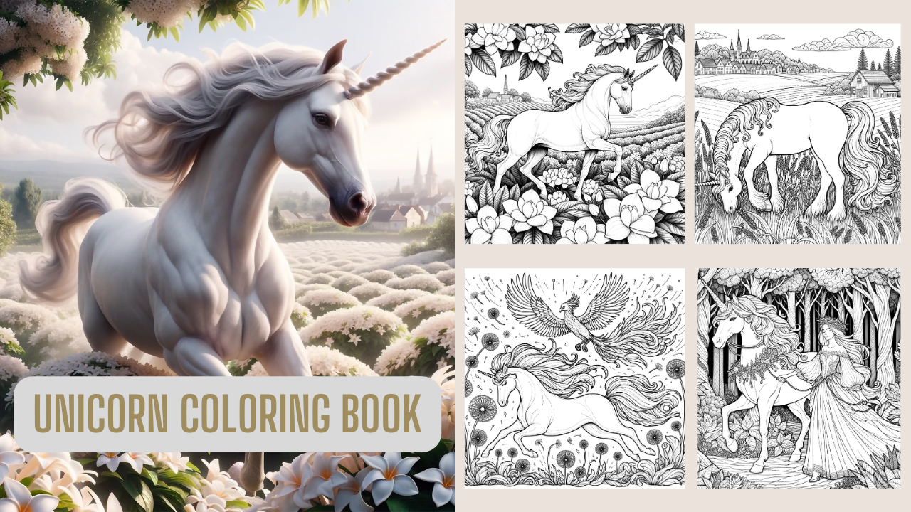Unicorn Coloring Book - Payhip