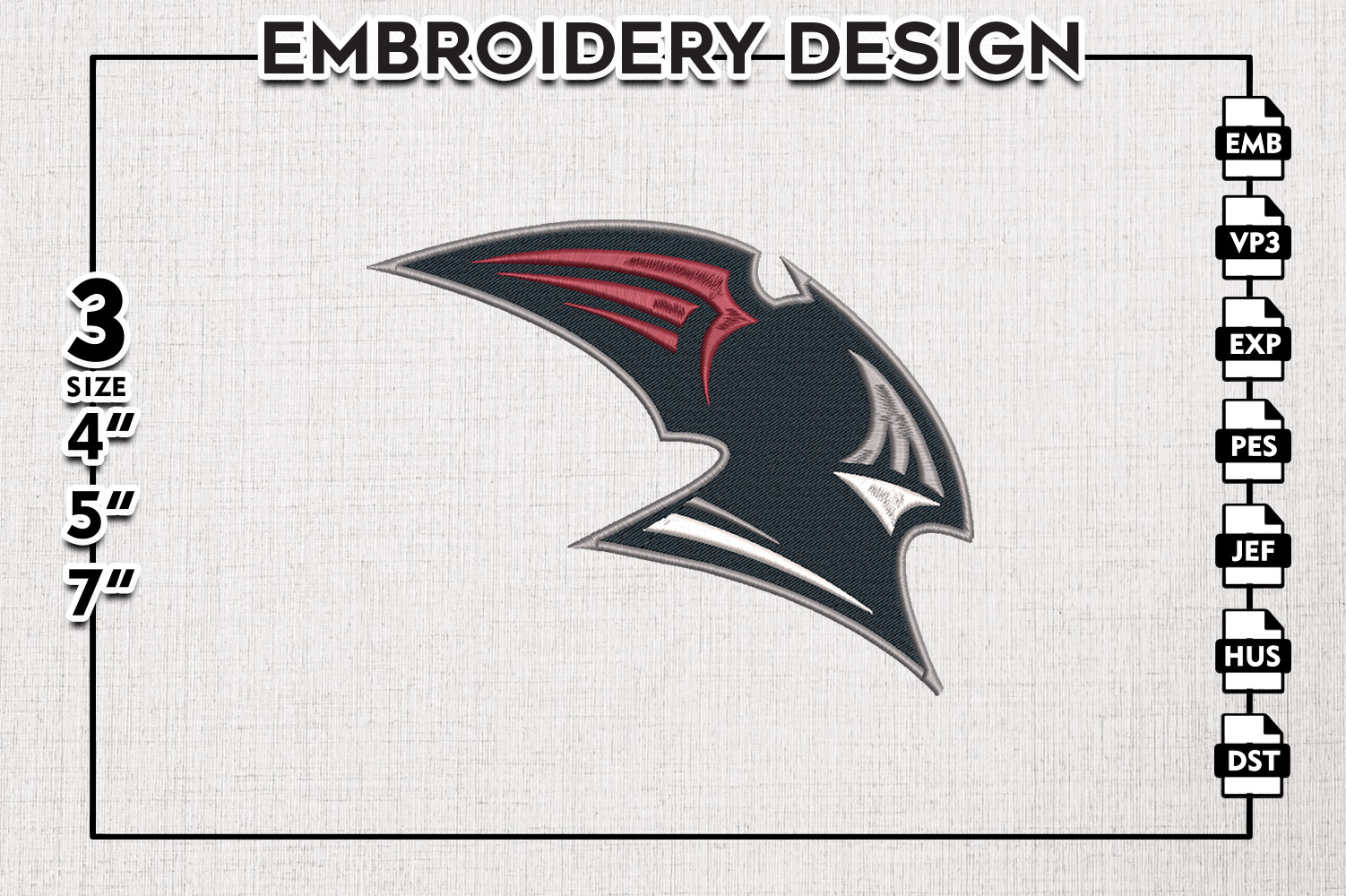 Bellarmine Knights NCAA Head Mascot Logo Emb Files, NCAA Bellarmine ...