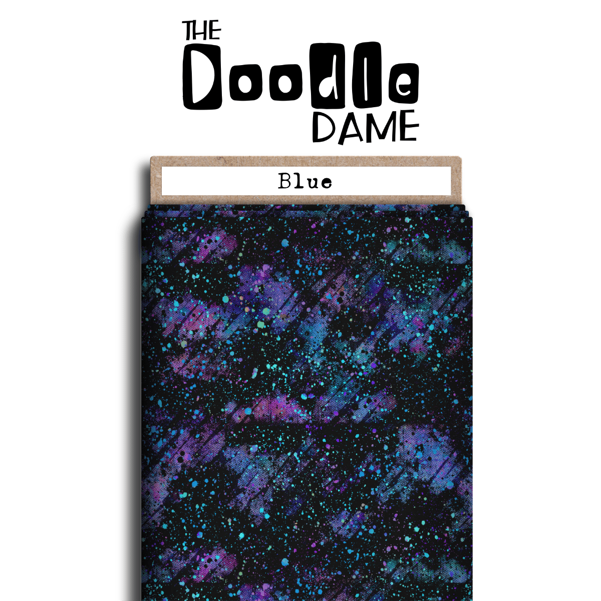 Grunge splatter doodle - seamless surface patterns