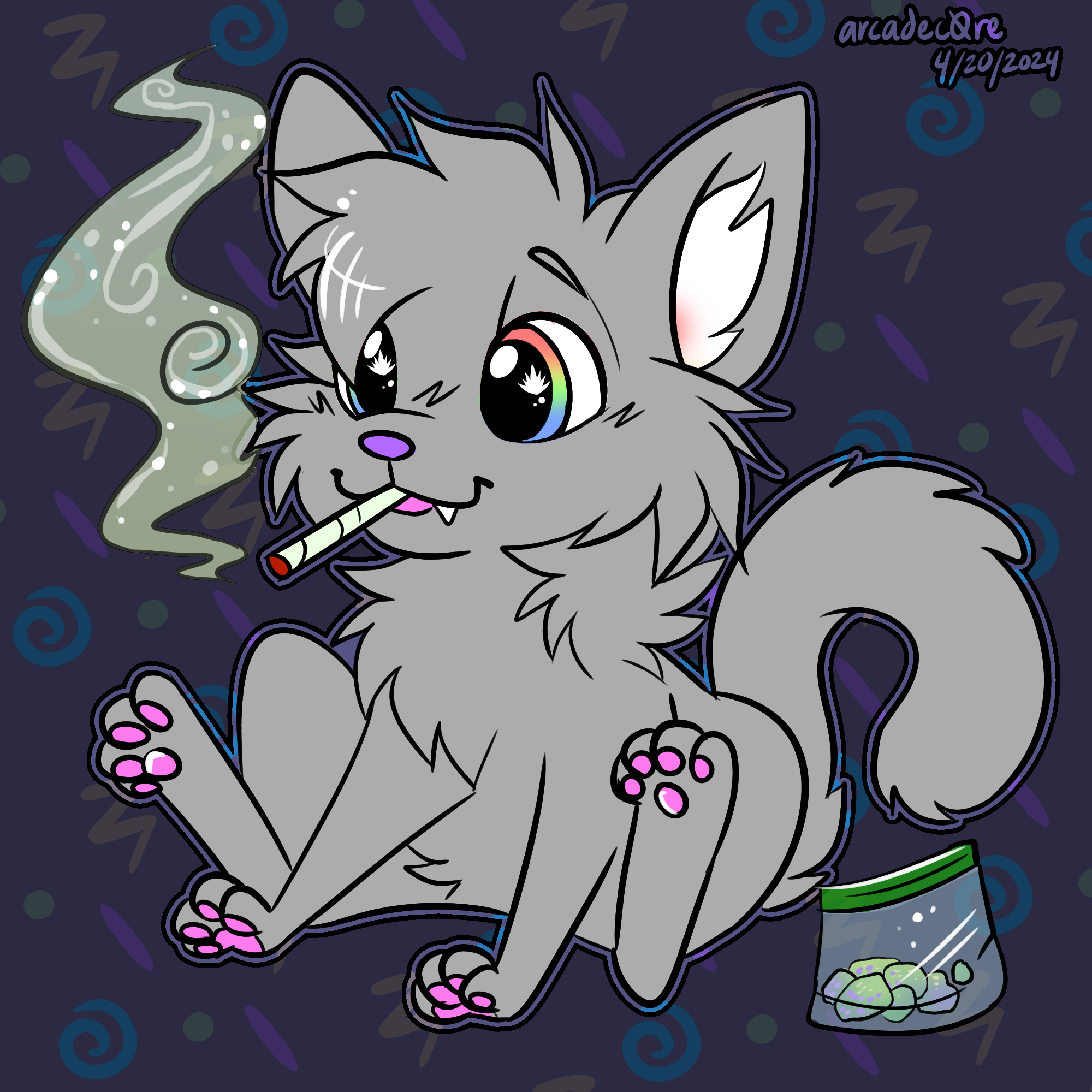 Zooted 420 Furry Chibi Base - Payhip
