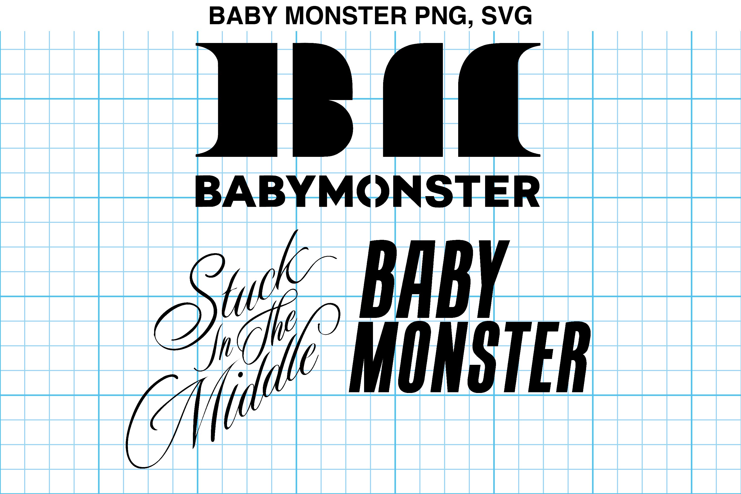 Baby monster logo - svg png - Digital Download RUKA PHARITA ASA AHYEON ...