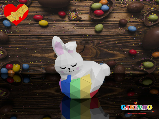 Easter Bunny Low Poly Papercraft - Payhip