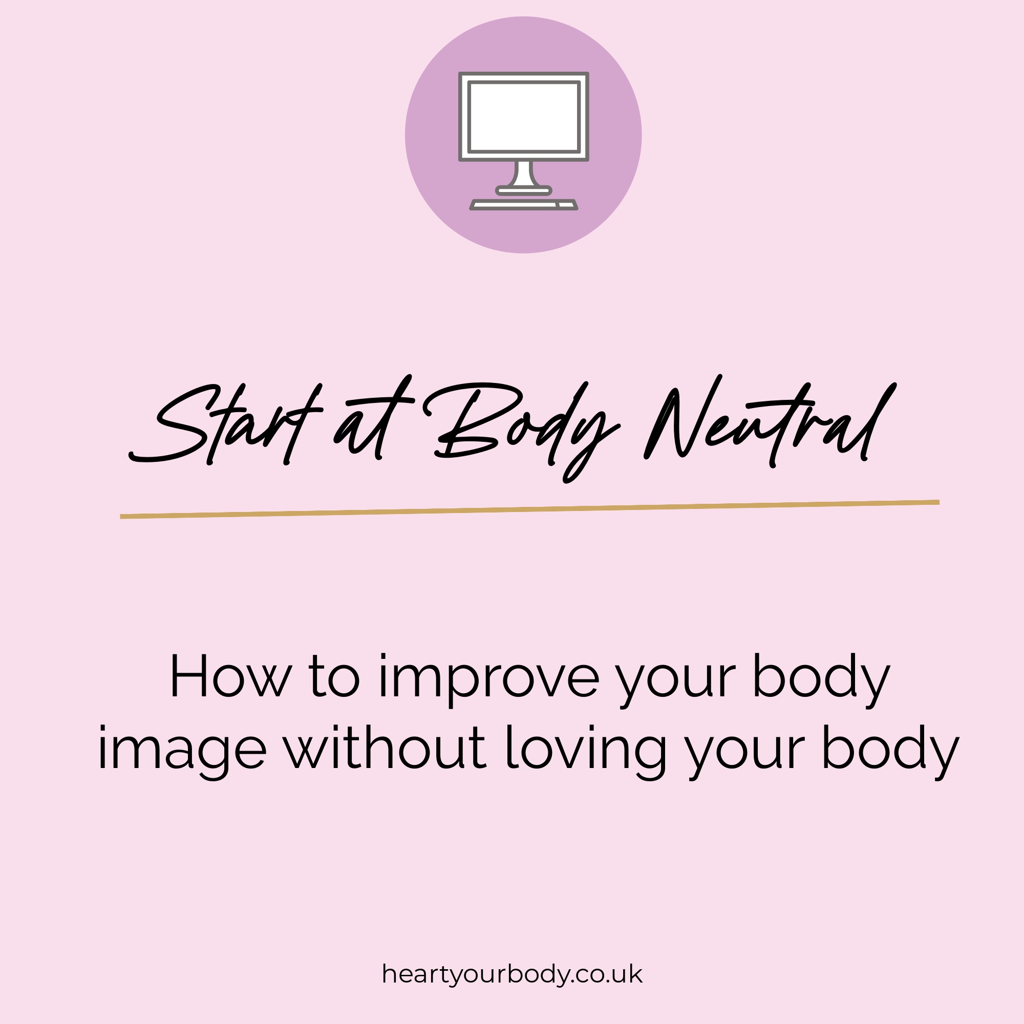 E-course: Body Neutrality