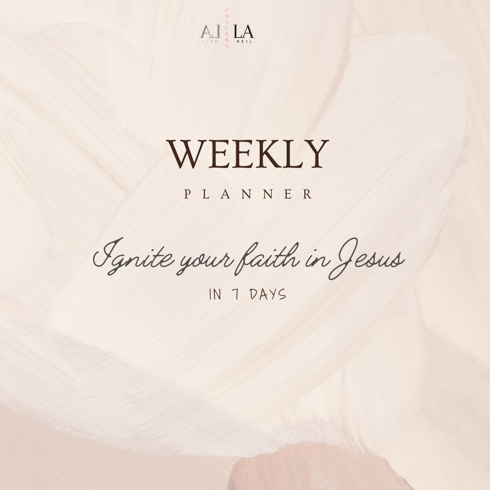 Ignite your Faith in Jesus 7- Day Digital Planner - Payhip