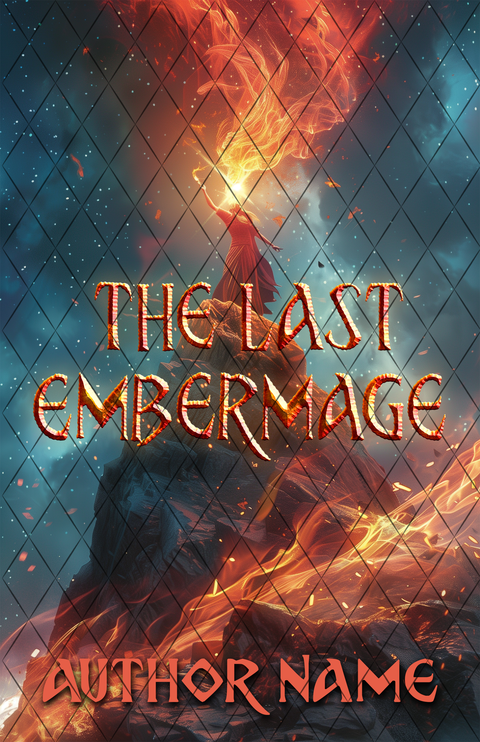 The Last Embermage // Fantasy Pre-Made Cover - Payhip