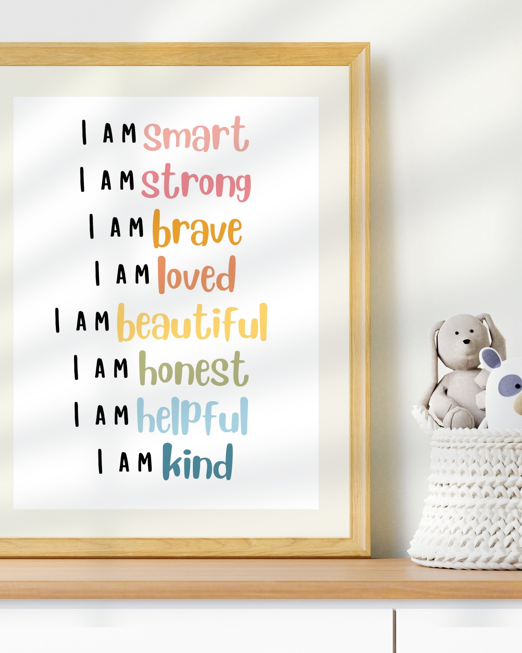 Affirmations for Kids, Classroom Posters, I Am Affirmations, Playroom ...