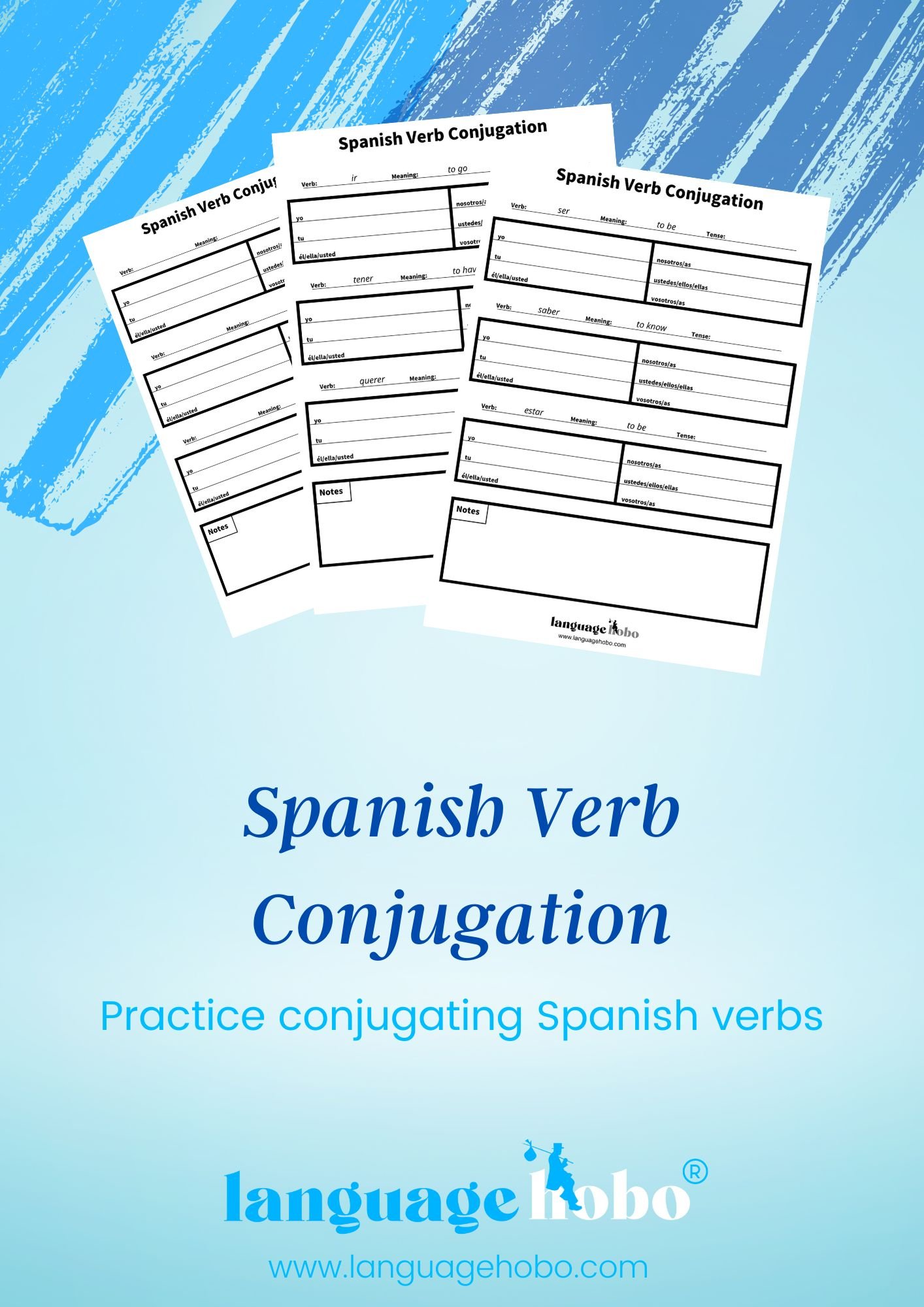 Spanish Verb Conjugation Practice Worksheets [PDF Download] - Payhip