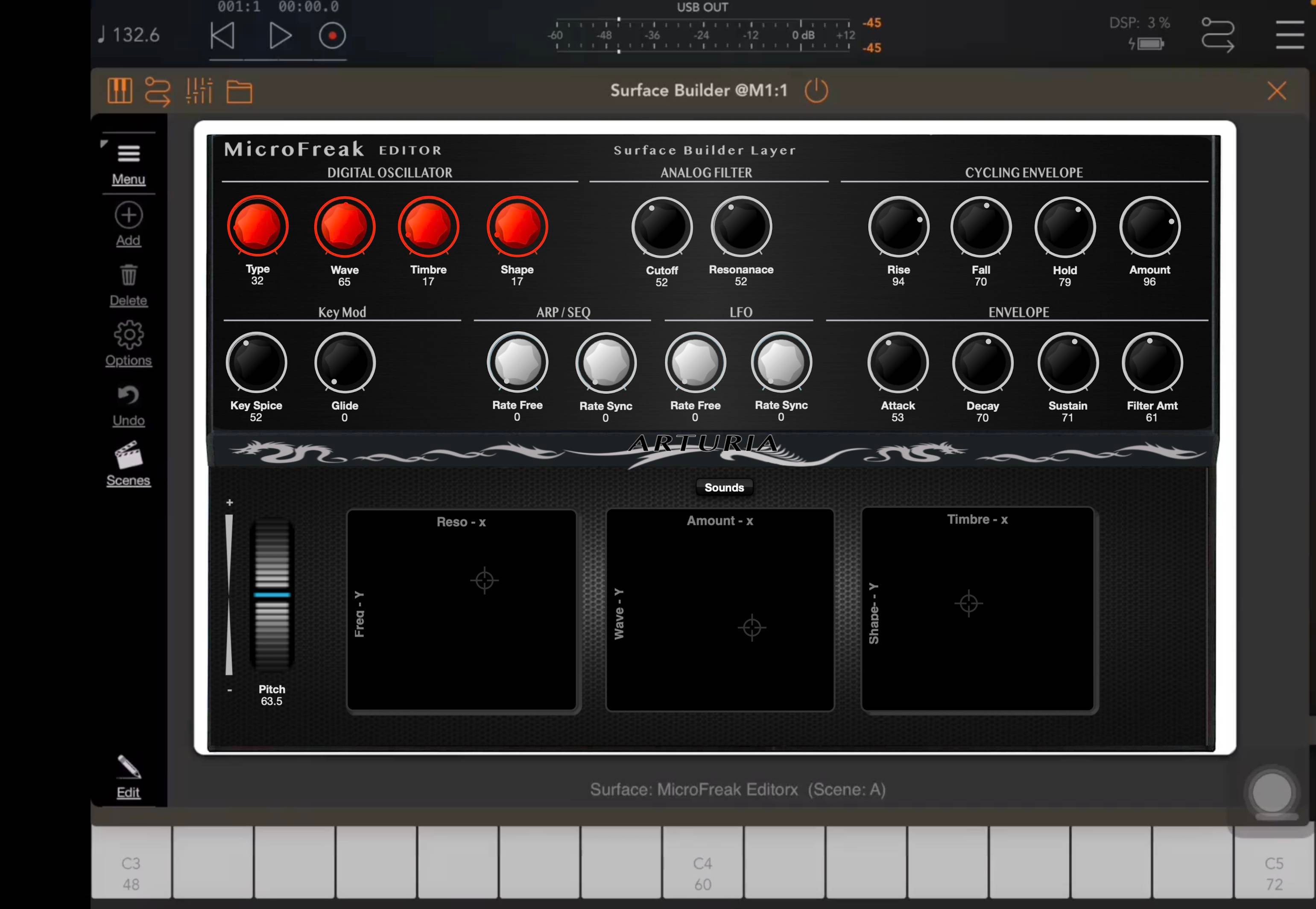 MicroFreak iOS Editor Surface - Payhip