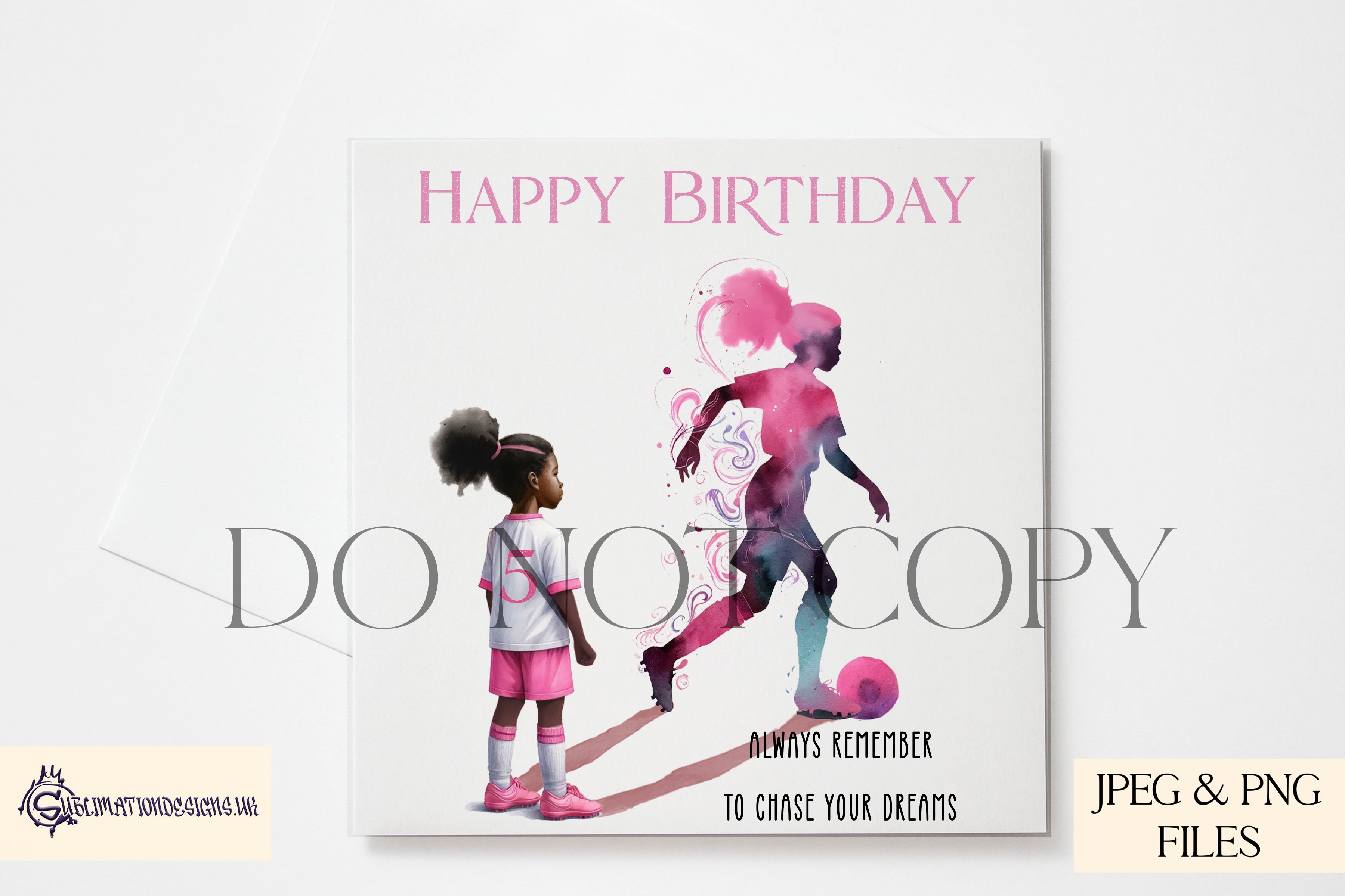 Future Footballer Girl Textless Designs set of 5 - Payhip