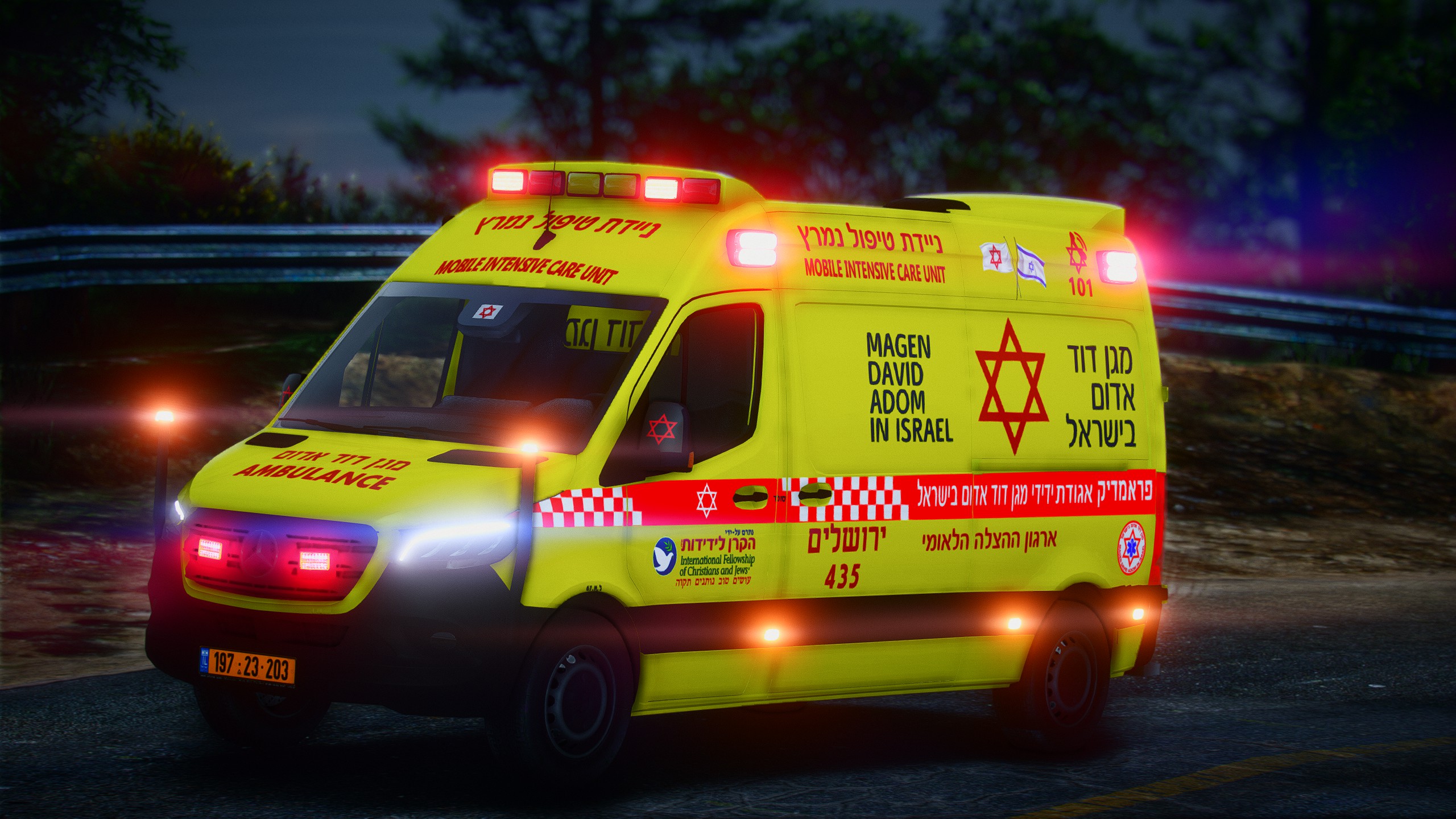 Israel MDA Ambulance - Mercedes Sprinter 2019 - Payhip