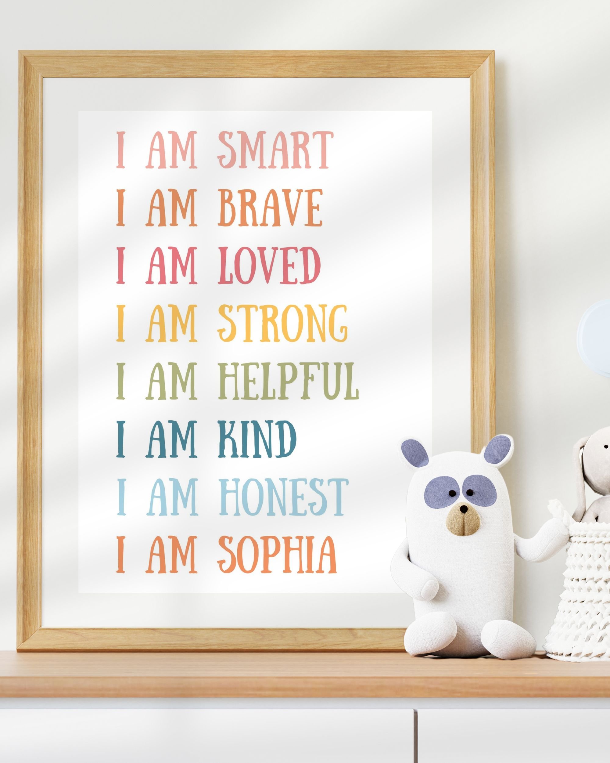 Affirmations for Kids, Classroom Posters, I Am Affirmations, Playroom ...