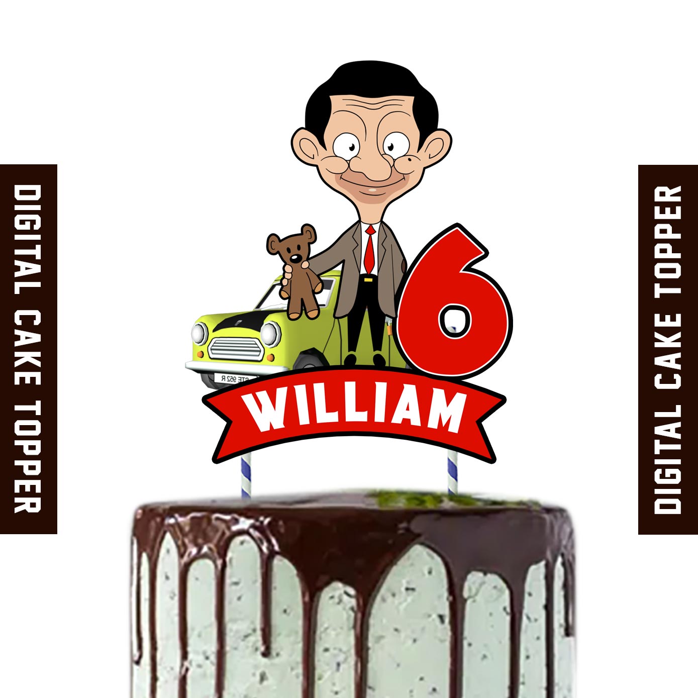MR BEAN CAKE TOPPER - Payhip