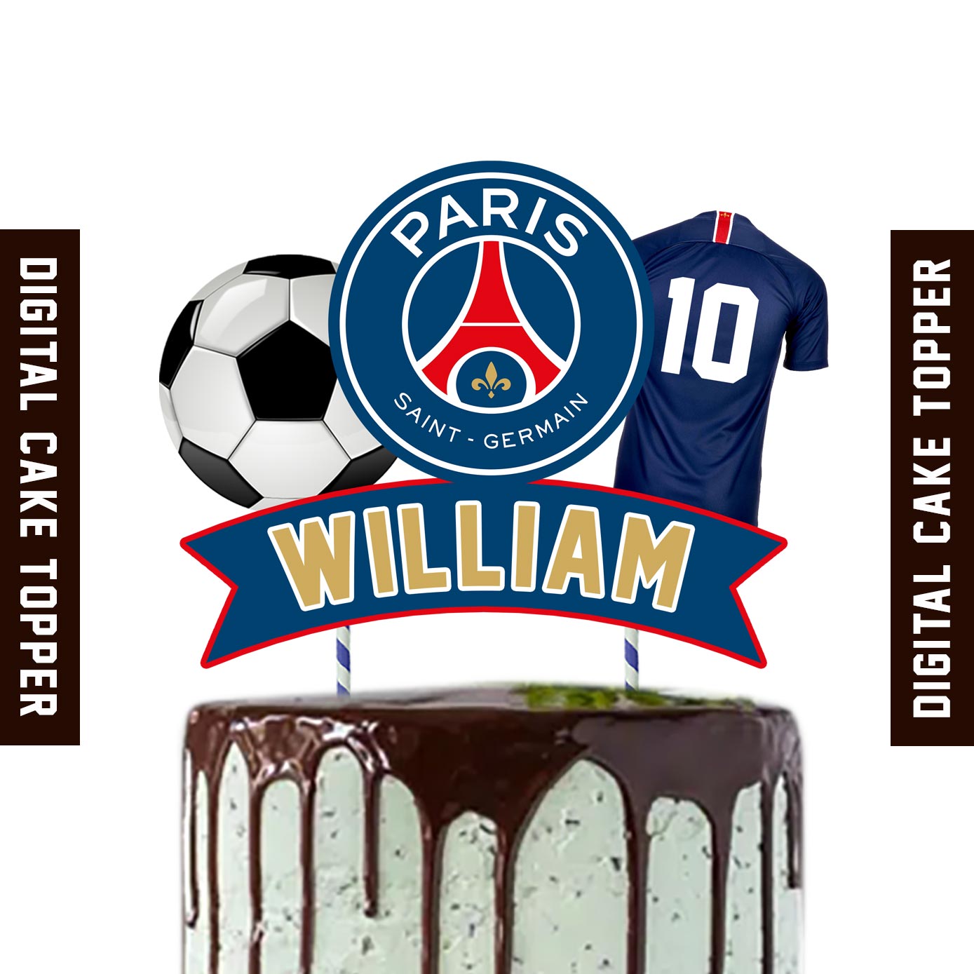 PSG CAKE TOPPER - Payhip