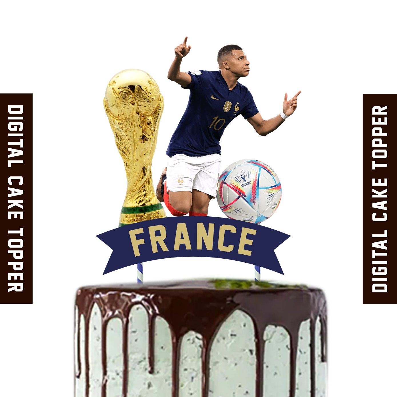 MBAPPE CAKE TOPPER - Payhip