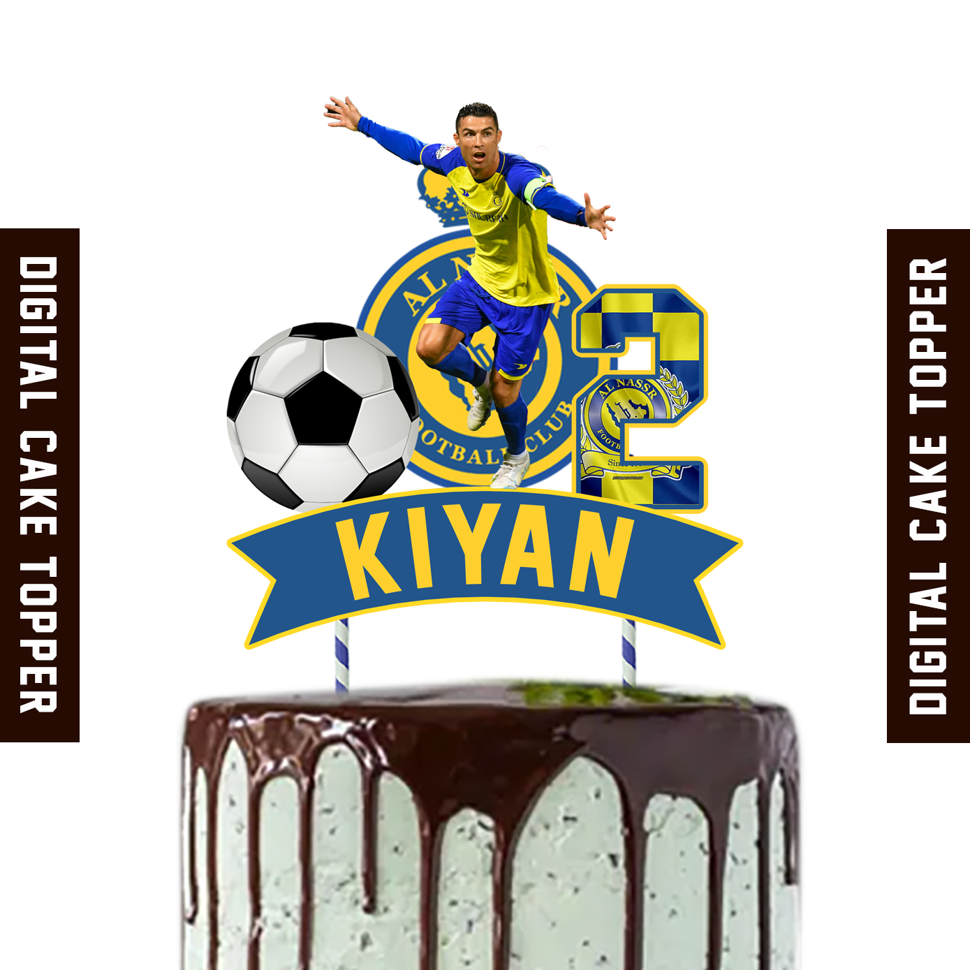 RONALDO AL NASSR CAKE TOPPER - Payhip