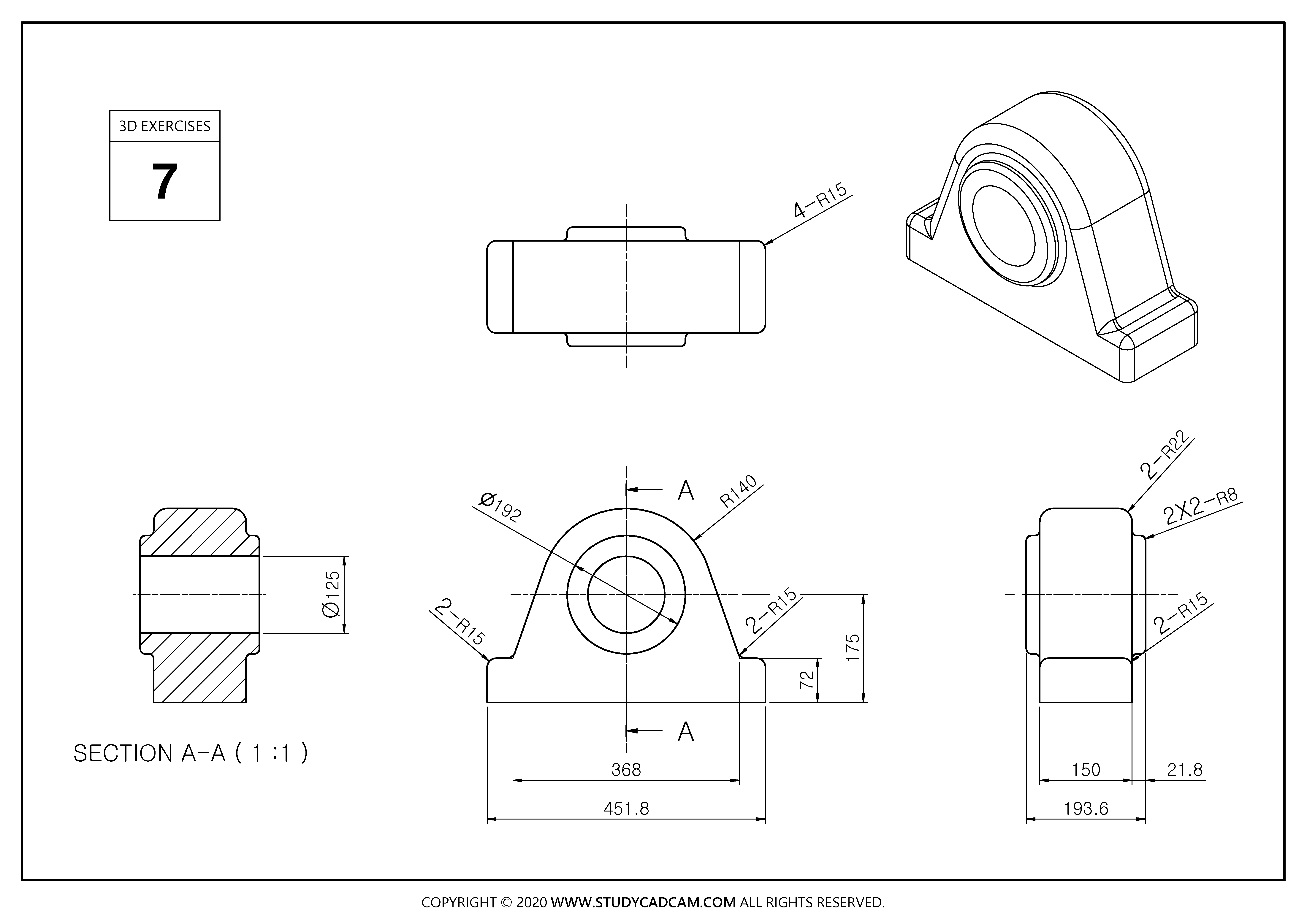STUDYCADCAM 3D MODELING EXERCISES 80 (PDF) - Payhip