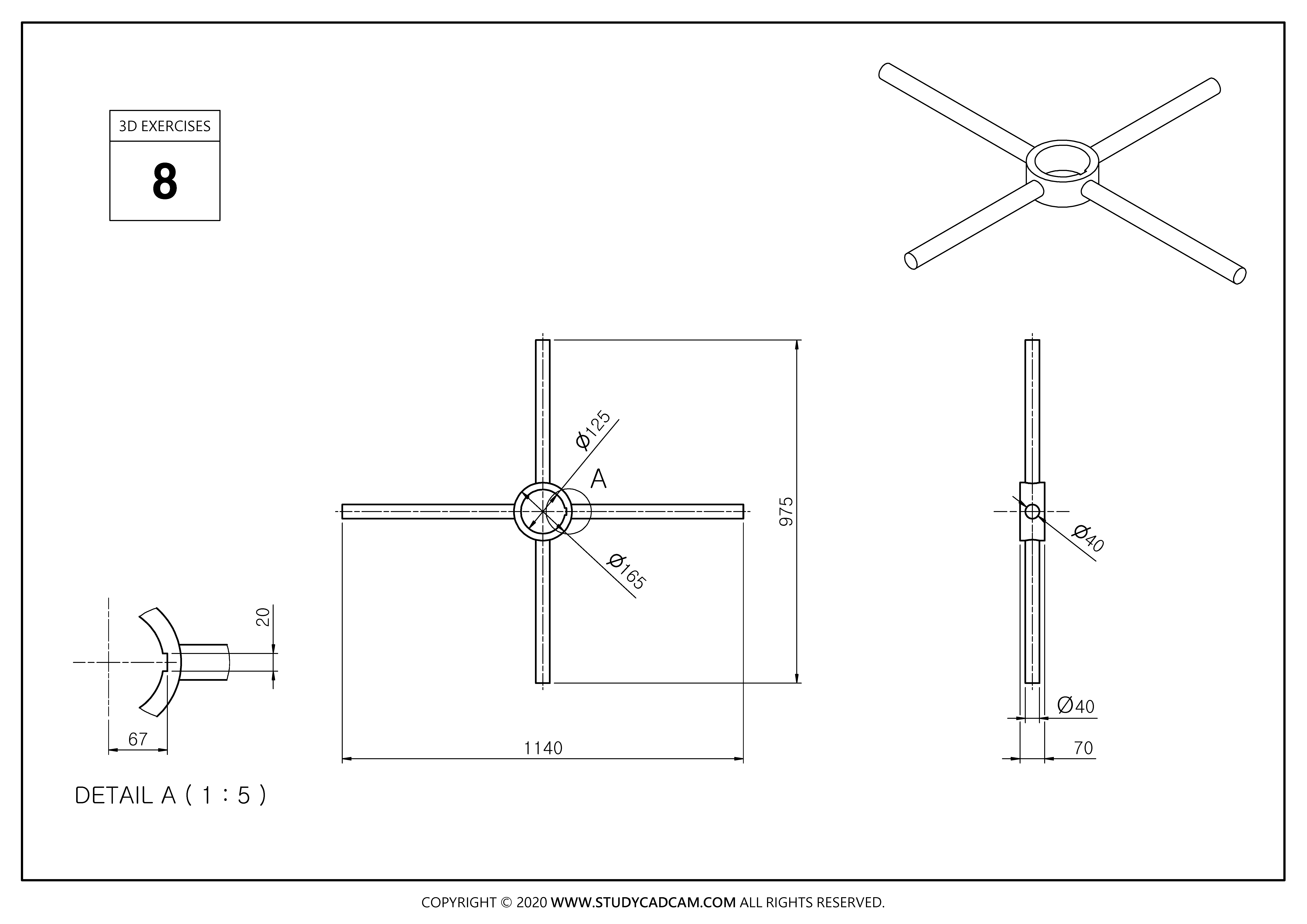 STUDYCADCAM 3D MODELING EXERCISES 613 (PDF) - Payhip
