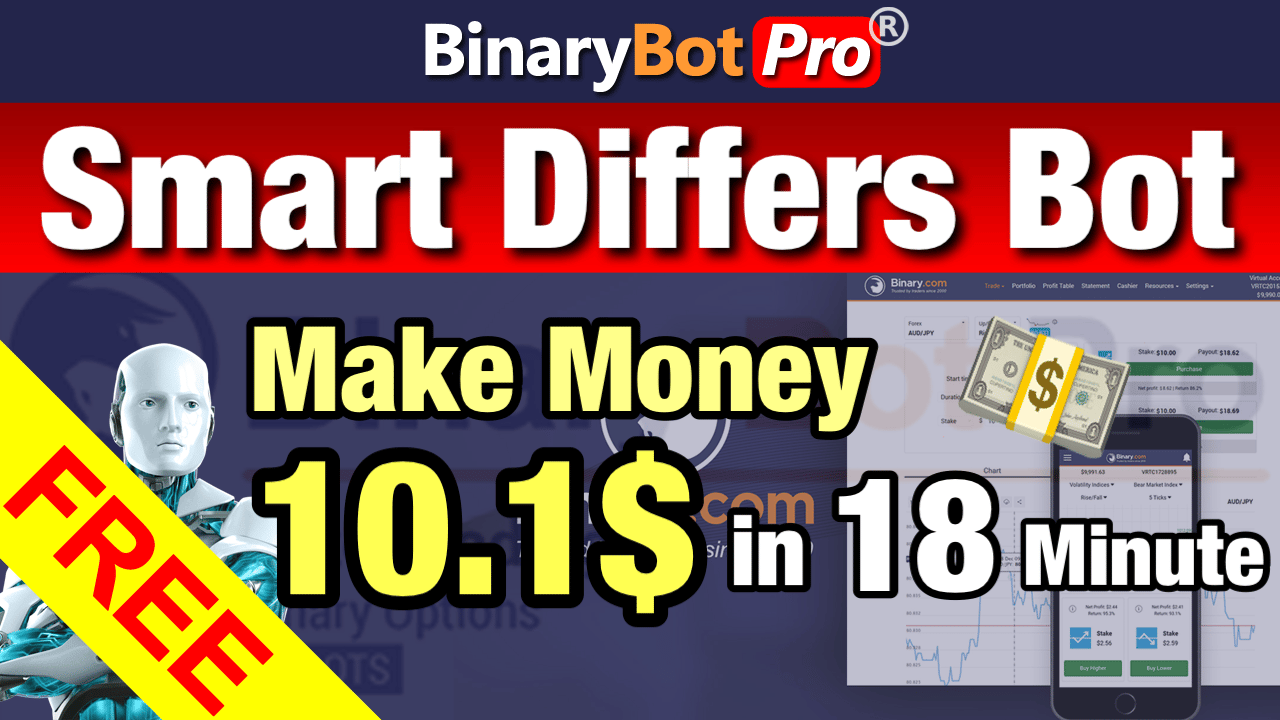 [Binary Bot Pro] Smart Differs Bot (6-May-2024) - Payhip