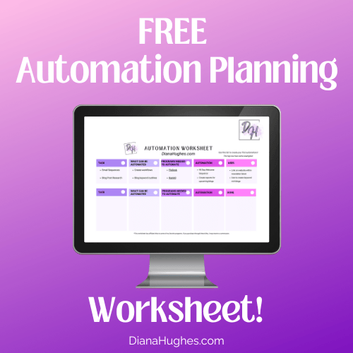 Automation Worksheet
