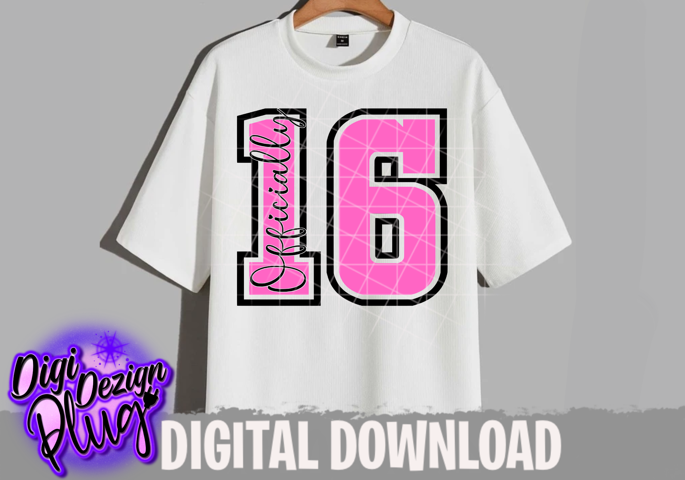 Officially 16 Svg- Png- 16th Birthday Png- Digital Download - Payhip
