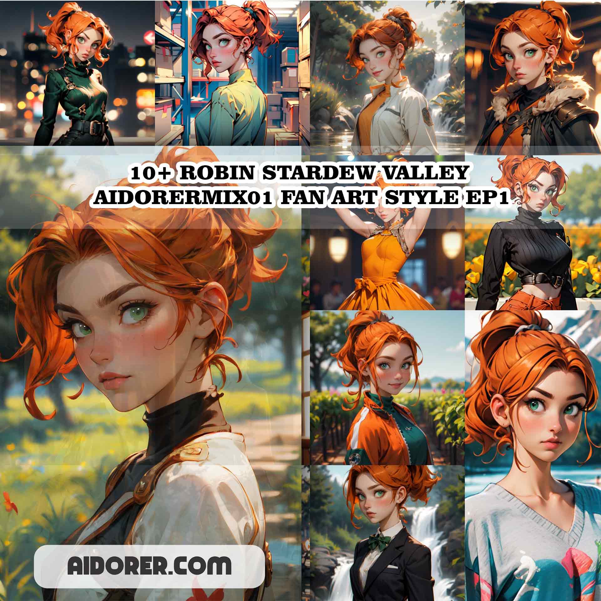 10 ROBIN STARDEW VALLEY AIDORERMIX01 FAN ART STYLE EP1 - Payhip