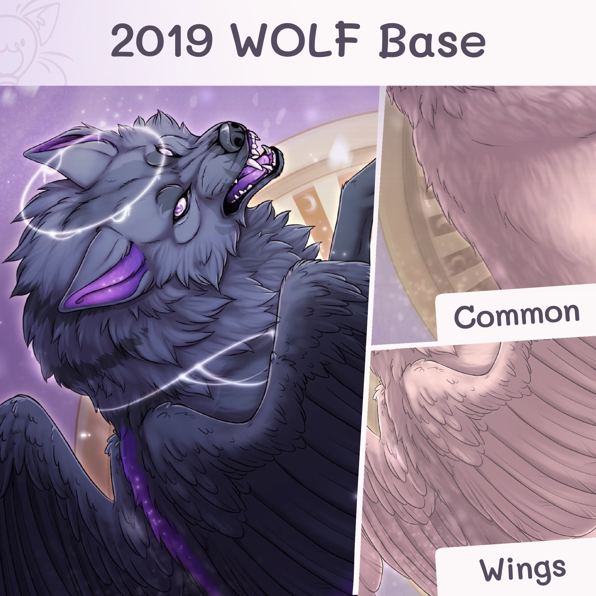 2019 Wolf (Illustration) Base - Payhip