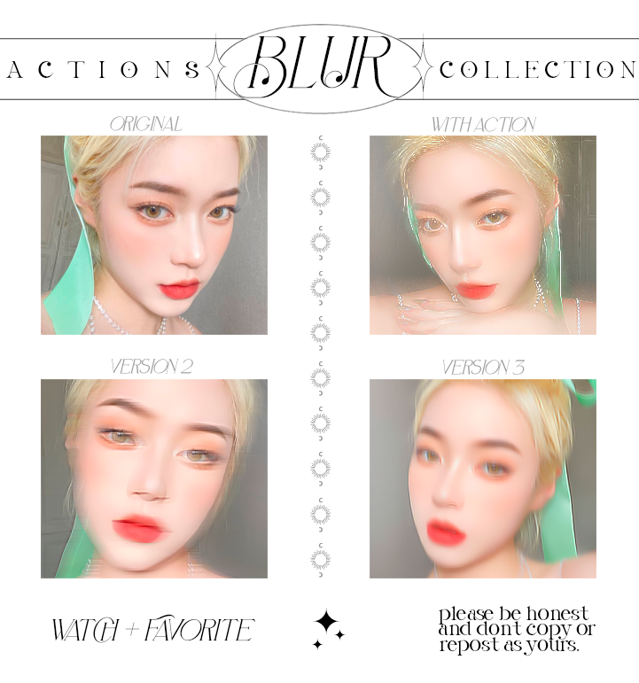#BLUR ACTIONS - COLLECTION BY AUREANGELS - Payhip