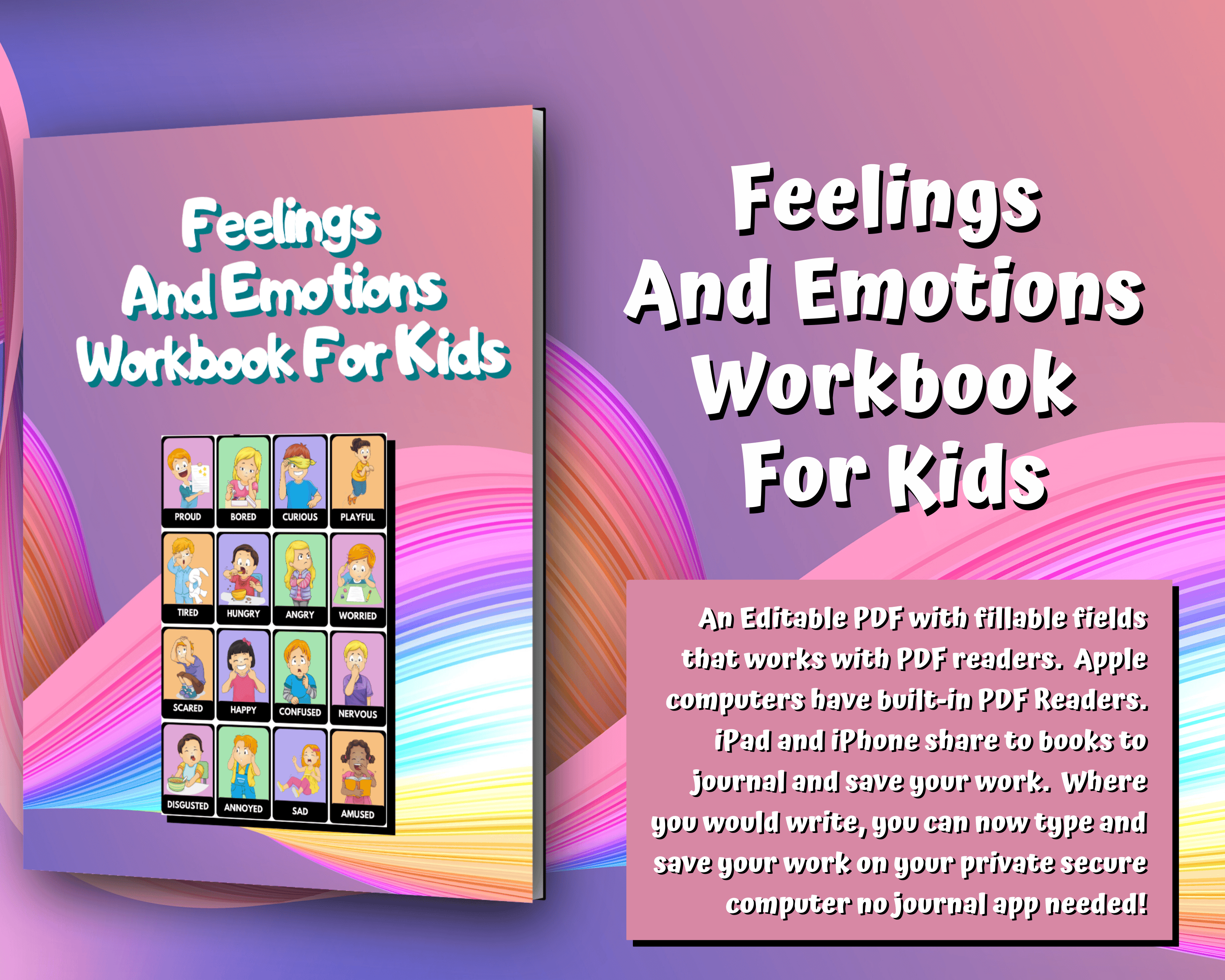 Feelings And Emotions Workbook For Kids is a guided workbook to give ...