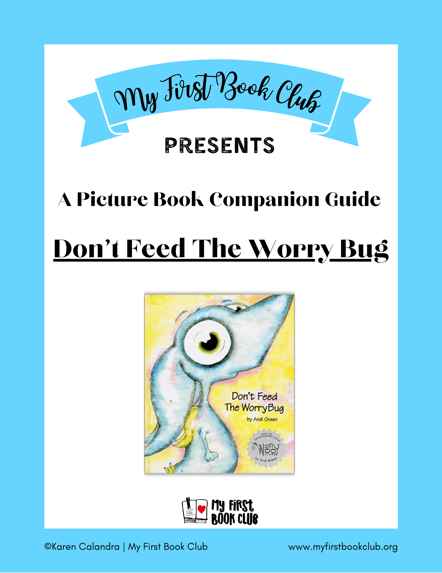 Companion Guide for Don't Feed The Worry Bug - Payhip