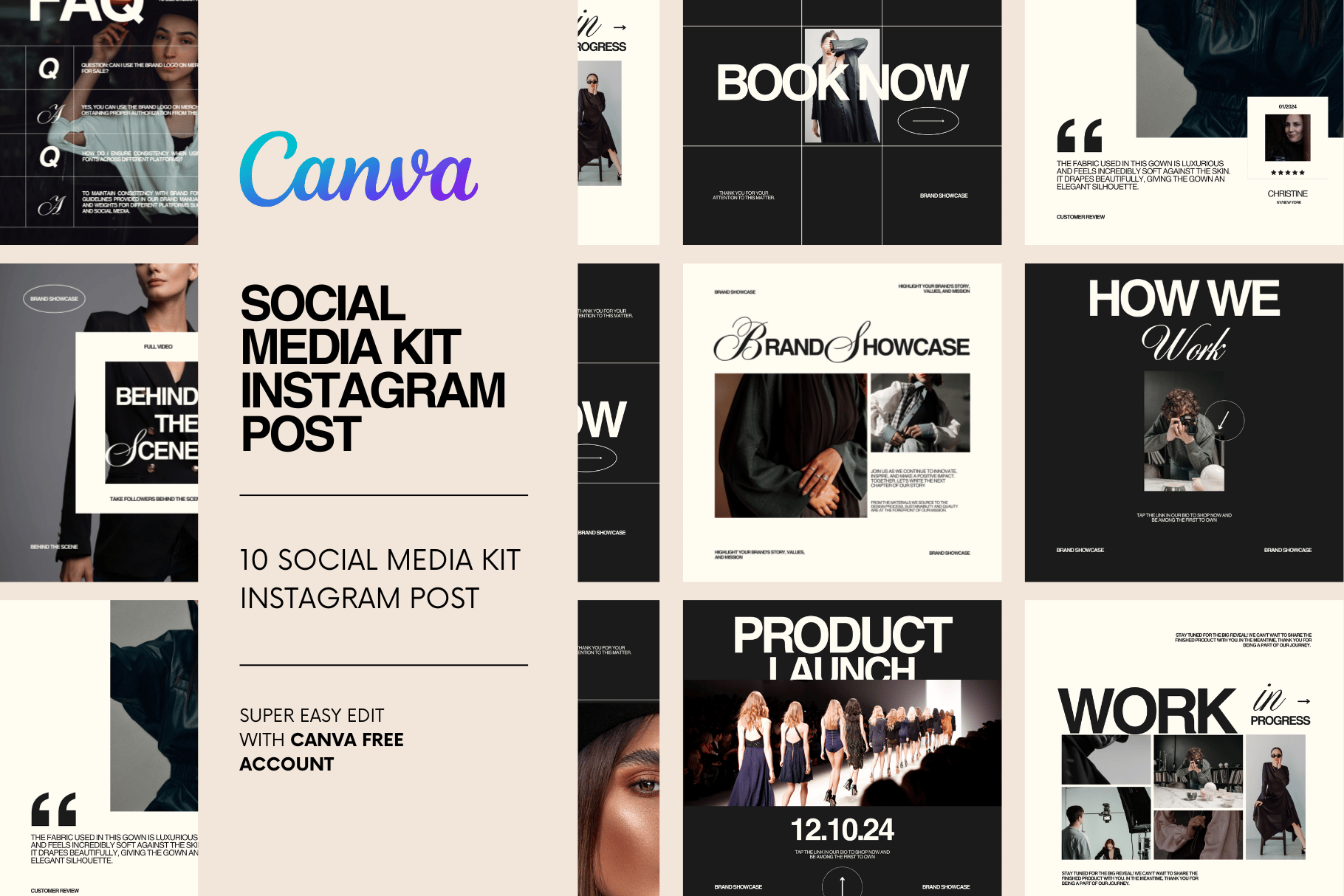 Modern Social Media Kit Instagram Post Vol.1 - Payhip