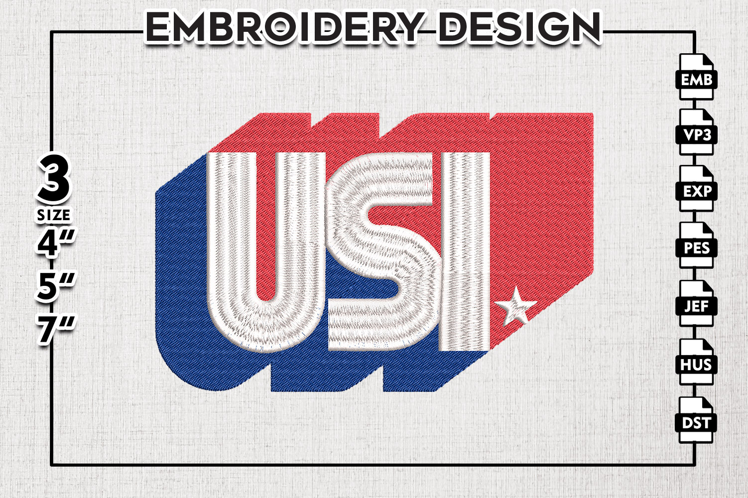 NCAA USI Word Logo Embroidery Files, NCAA Southern Indiana Screaming ...