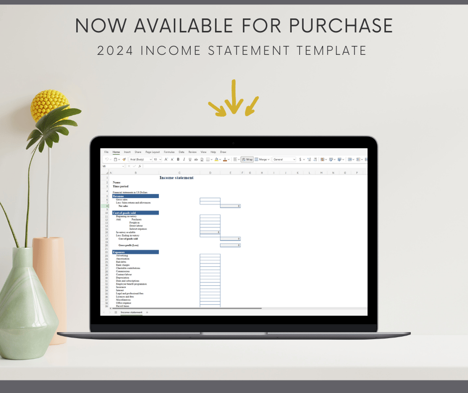 Income Statement Template