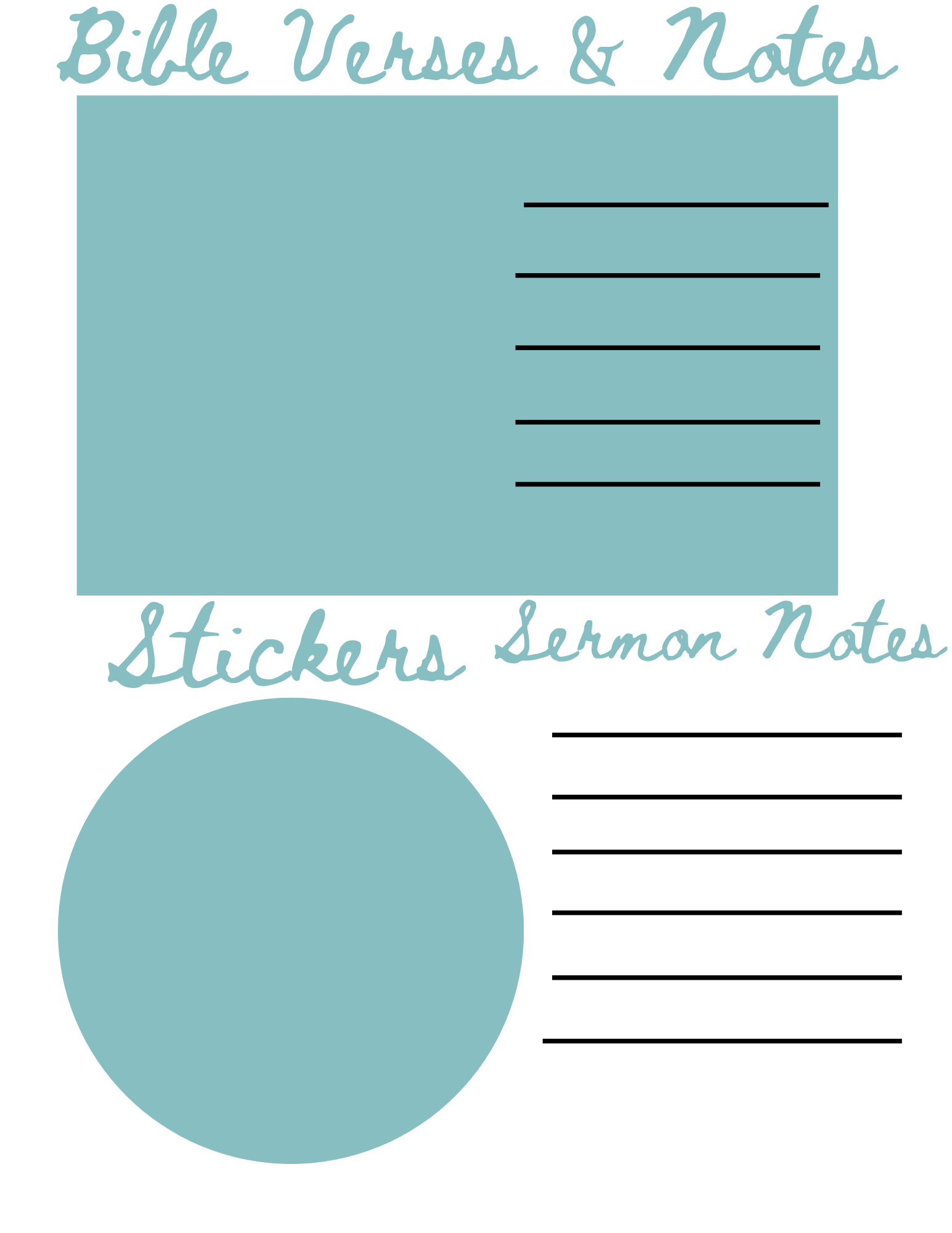 Free Printable Bible Verses & Stickers Page - Payhip