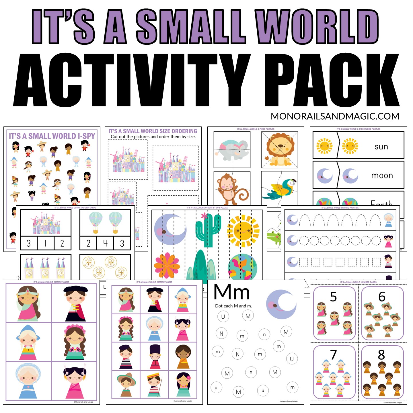 It's a Small World Activity Pack - Payhip
