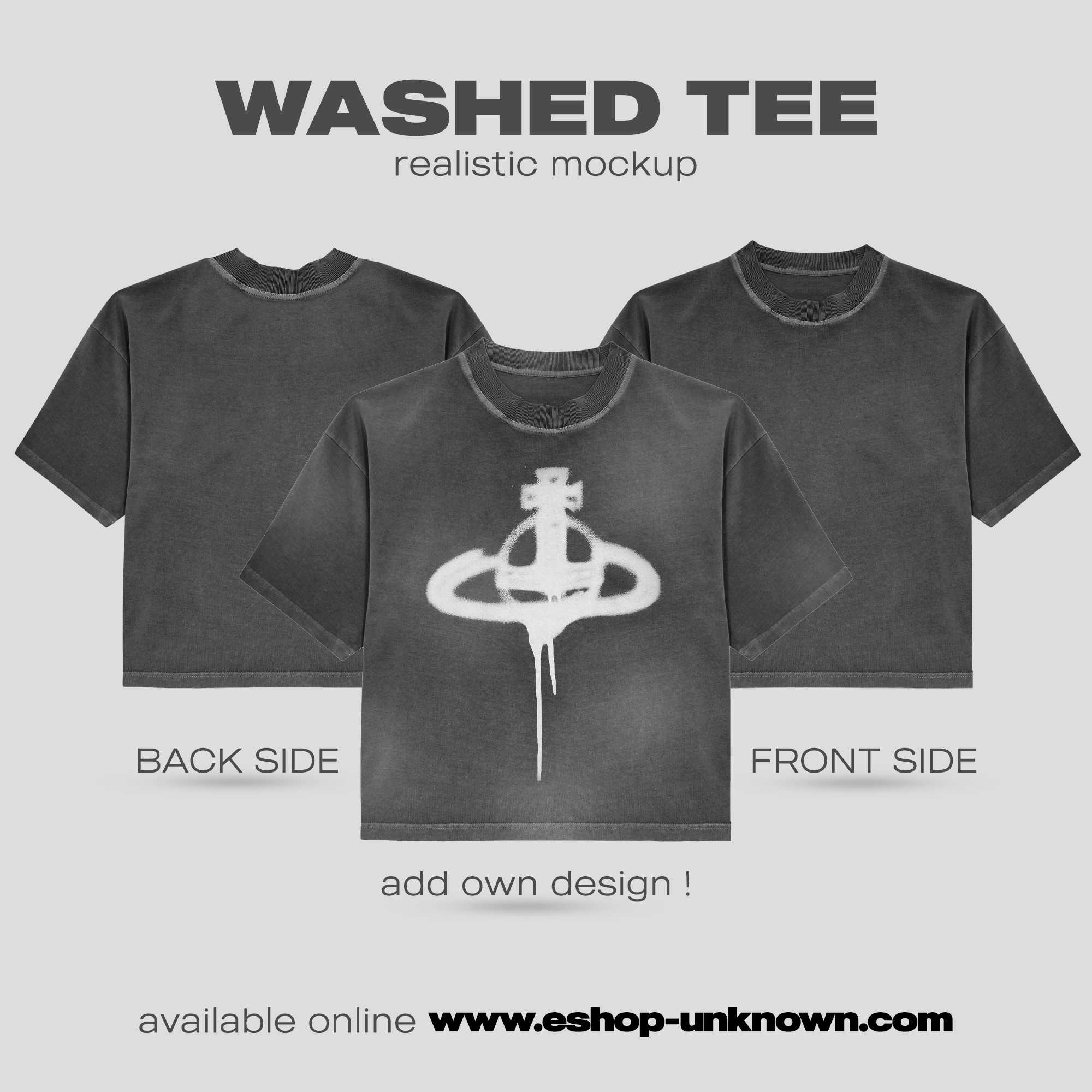 WASHED TSHIRT MOCKUP