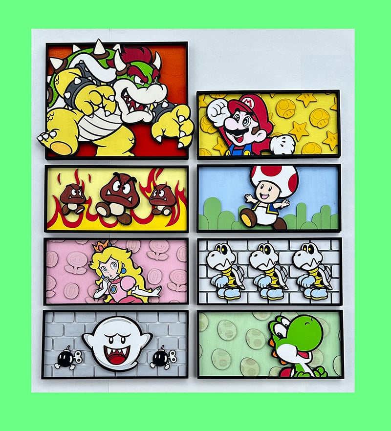 Awesome Wood Things - Nintendo-Themed Cut Files - Payhip