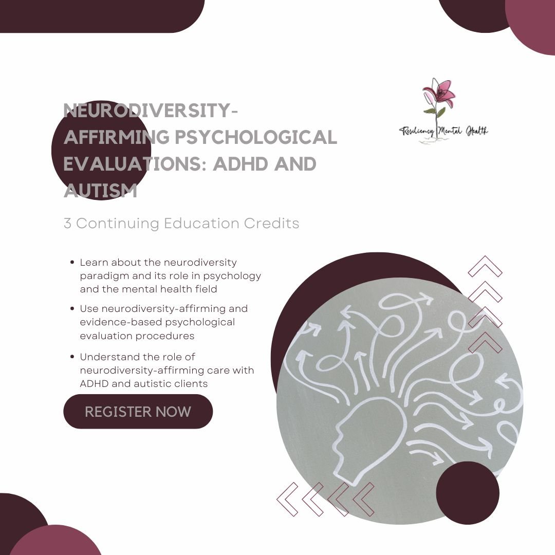 Continuing Education Course: Neurodiversity-Affirming Psychological ...