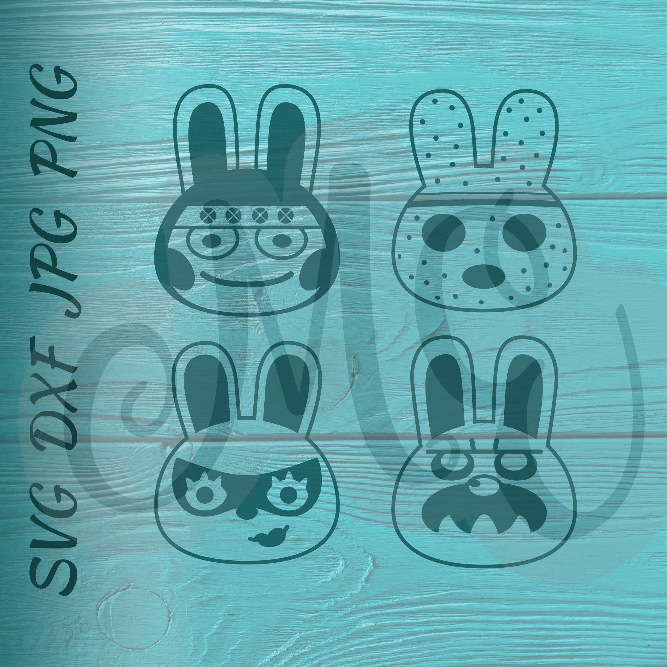 Snake, Coco, Mira, Gaston | Bunnies | Animal Crossing SVG, DXF - Payhip