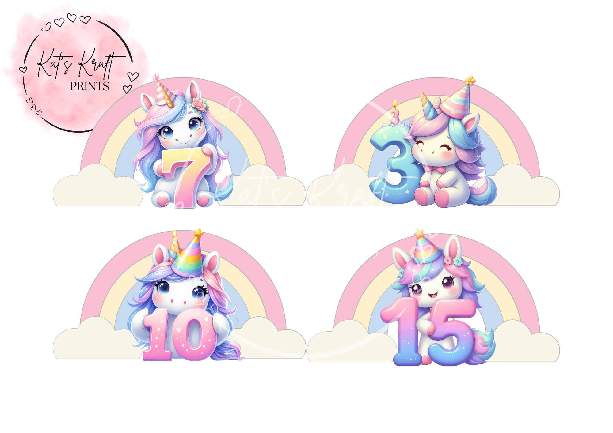The unicorn birthday bundle - Payhip