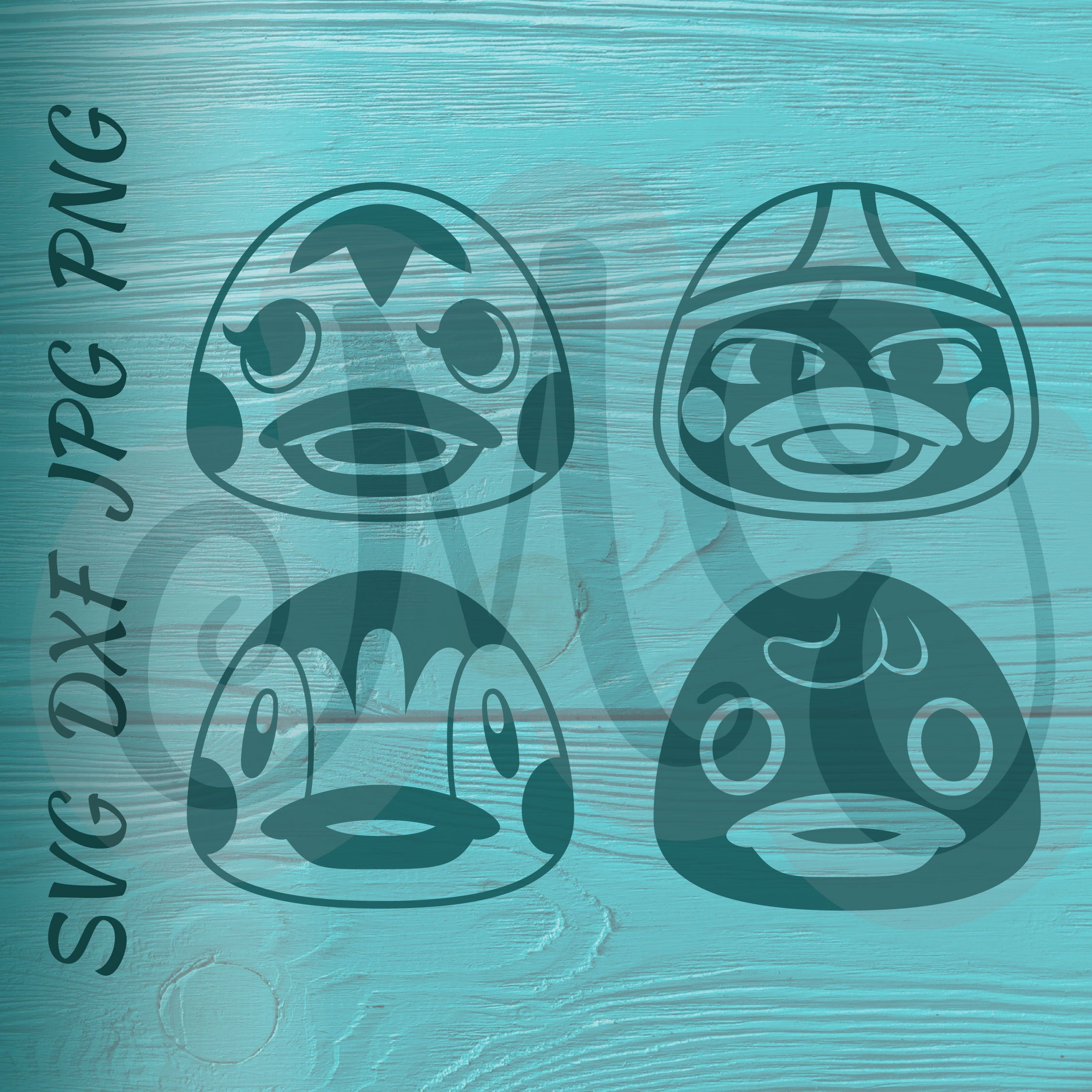 Ketchup, Scoot, Molly, Bill | Ducks | Animal Crossing SVG, DXF - Payhip